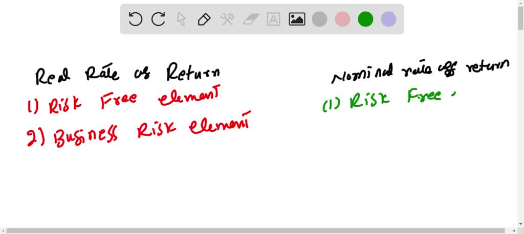 ⏩SOLVED:Distinguish between the nominal rate of return and the real ...