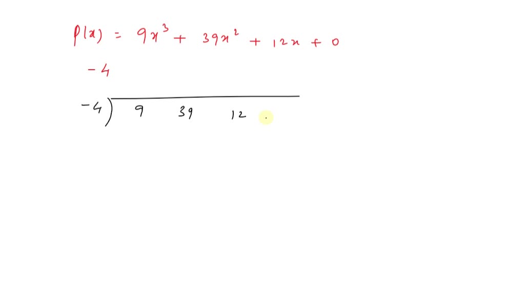 Use Synthetic Substitution To Determine Whether T 