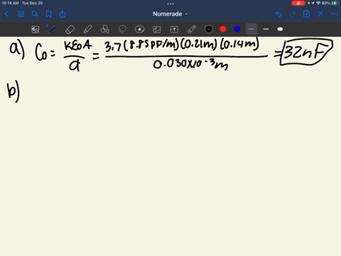SOLVED: Repeat Problem 7 if the dielectric is paraffin-coated paper. | Numerade