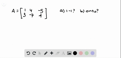 SOLVED:In Exercises 25-28 , determine if the specified linear transformation is (a) one-to-one ...