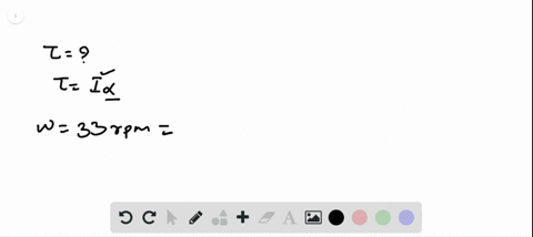 SOLVED:A turntable turning at rotational speed 33 rpm stops in 50 s ...