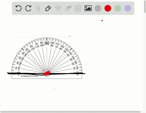 SOLVED:Use a protractor to draw an angle having each measurement. (pp ...