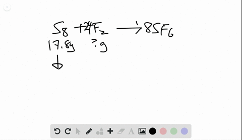 SOLVED: Elemental sulfur occurs as octatomic molecules, S. S8 . What ...