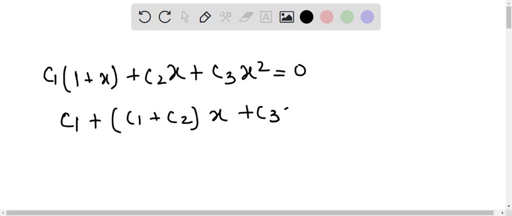 Solved Determine Whether The Given Set Of Functions Is Linearly