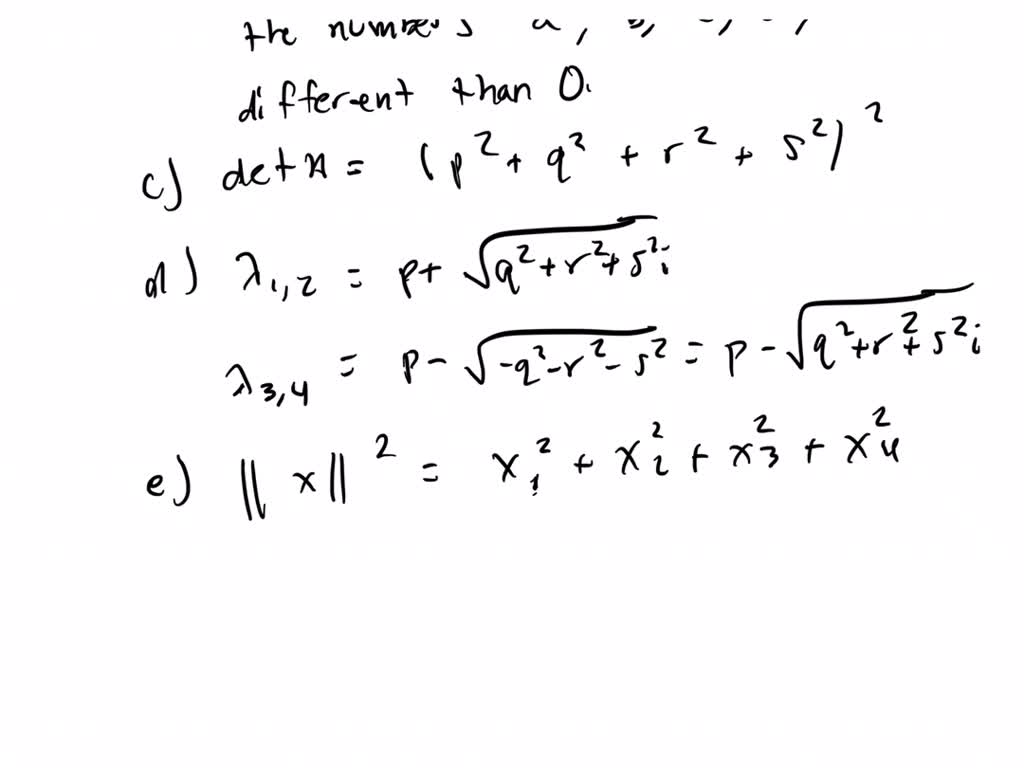 SOLVED:(a) Work out the multiplication formula, and the matrix of ψ ...