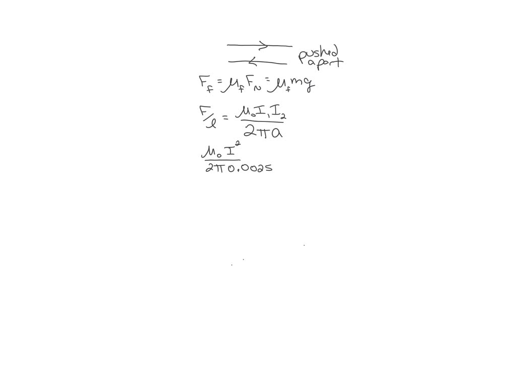 SOLVED Two Identical Long Straight Conducting Wires With A Mass Per solved-two-identical-long-straight-conducting-wires-with-a-mass-per