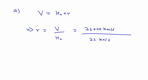 SOLVED:Redshift measurements for a particular galaxy indicate that it ...