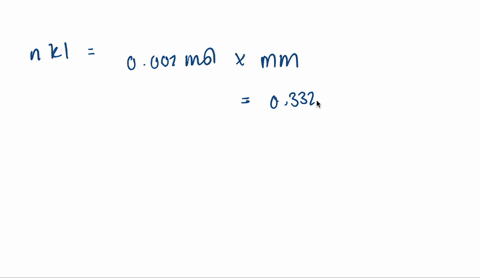 SOLVED:Calculate the mass (g) of KI required to prepare 100 . mL of 0. ...