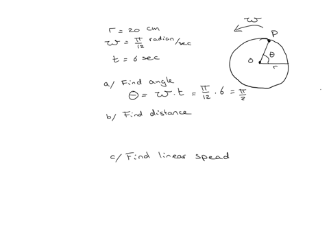 ⏩SOLVED:Suppose that point P is on a circle with radius r, and ray… | Numerade