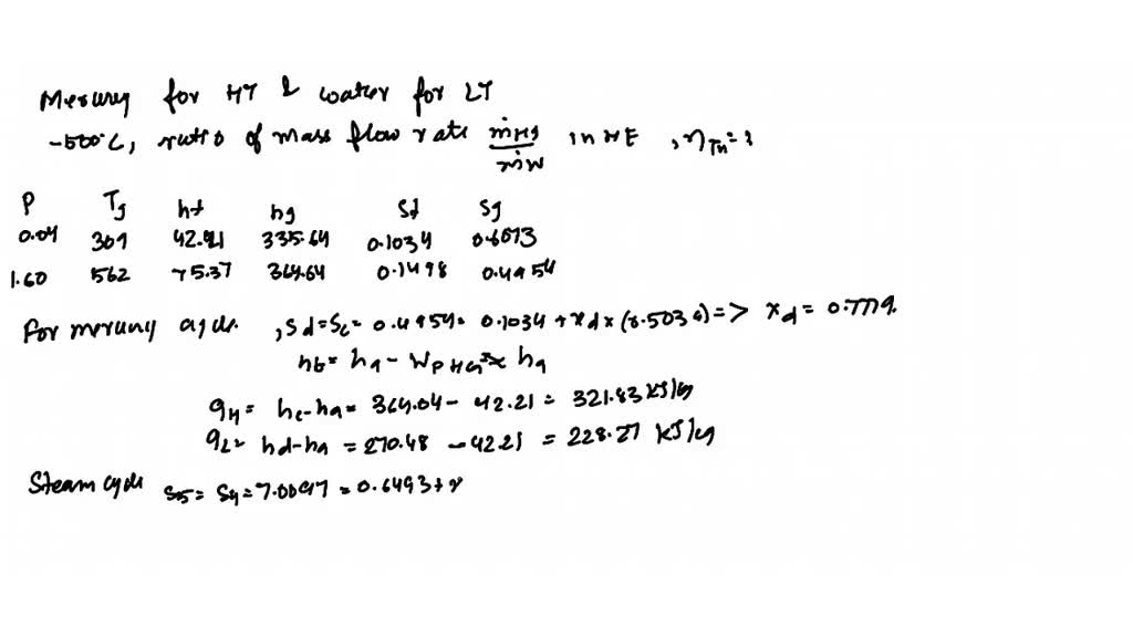 SOLVED A Binary System Power Plant Uses Mercury For The High solved-a-binary-system-power-plant-uses-mercury-for-the-high
