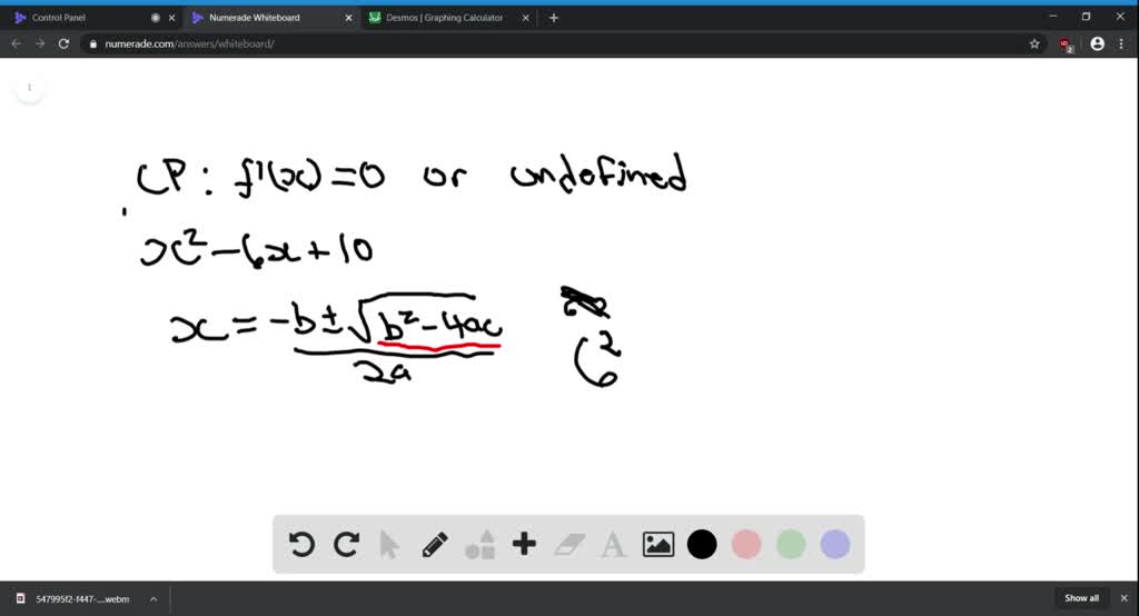 SOLVED:A formula for the derivative of a function f is given. How many critical numbers does f ...