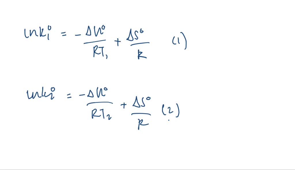 ⏩SOLVED:Assuming that ΔH^∘ and ΔS^∘ remain constant, derive from ...