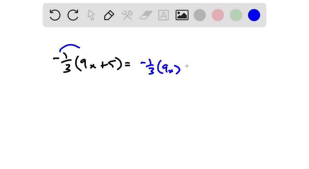 SOLVED:Use the distributive property to rewrite each expression. -(1 ...