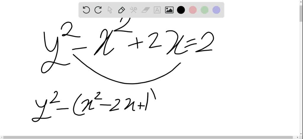 SOLVED:Rewrite each equation in one of the standard forms of the conic ...