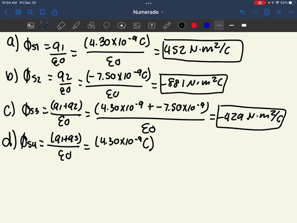 The three small spheres shown in Fig. E22.8 carry charges q1=4.30 nC, q2=-7.50 nC, and q3=2.60 ...