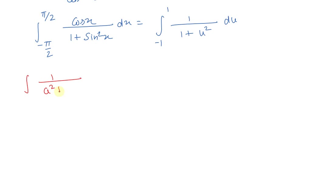 SOLVED:Use residues to derive the integration formulas ∫0^∞ (cosa x)/(x^2+1) d x=(π)/(2) e^-a (a>0)