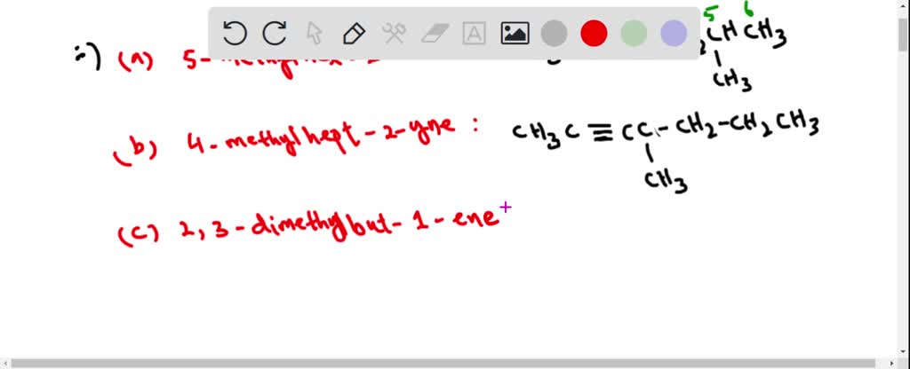 SOLVED:The following names are incorrect by IUPAC rules. Draw the structures represented by the ...