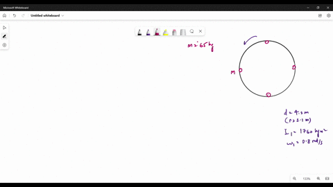 ⏩SOLVED:A 4.2-m-diameter merry-go-round is rotating freely with an… | Numerade