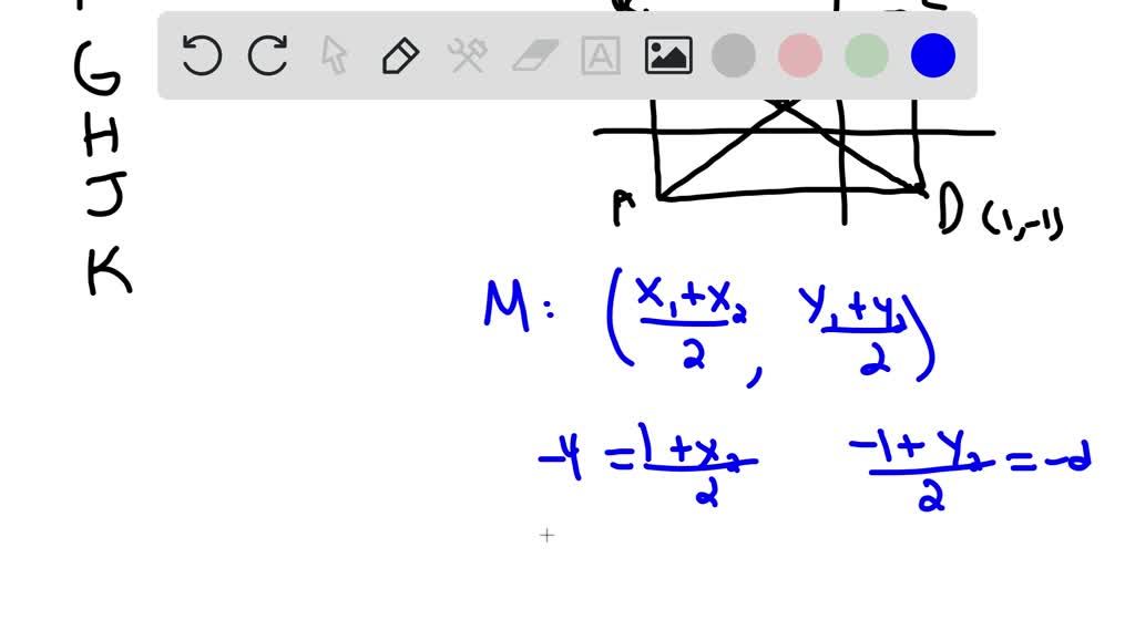 As shown below, the diagonals of rectangle A B C D intersect at the ...