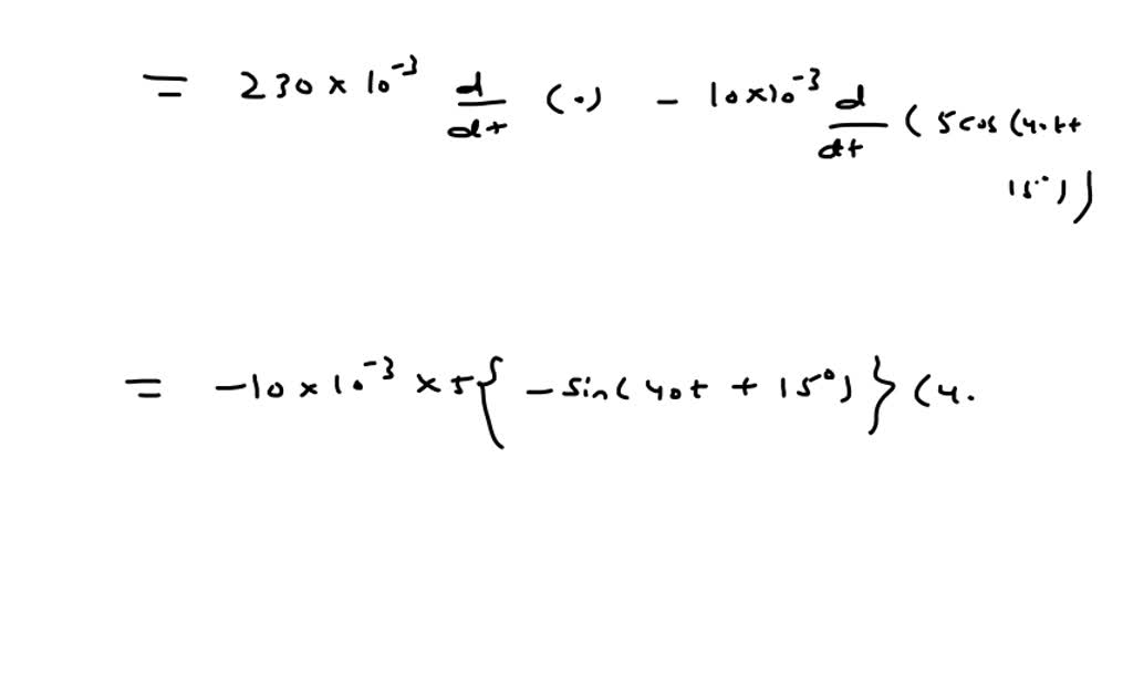 For the circuit of Fig. 13.43, (a) draw the phasor representation; (b ...