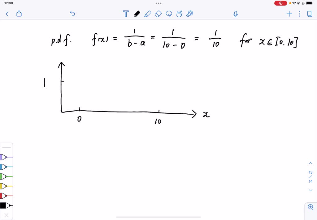 SOLVED:(a) Suppose a number X is chosen at random from [0,20] with ...