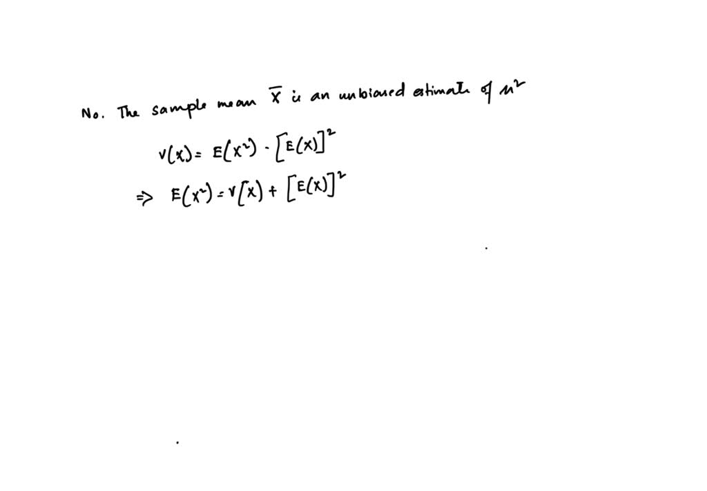 SOLVED:In Questions 5.8 .2-5.8 .4, is the Bayes estimate unbiased? Is ... SOLVED:In Questions 5.8 .2-5.8 .4, is the Bayes estimate unbiased? Is ...