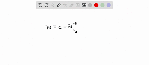 SOLVED:Describe the bonding around the carbon atom and nitrogen atom ...