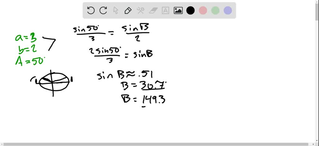 SOLVED:Two sides and an angle are given. Determine whether the given information results in one ...