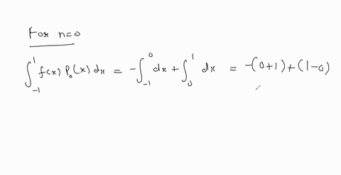 SOLVED:The first three Legendre polynomials are defined by P0(x)=1, P1 ...