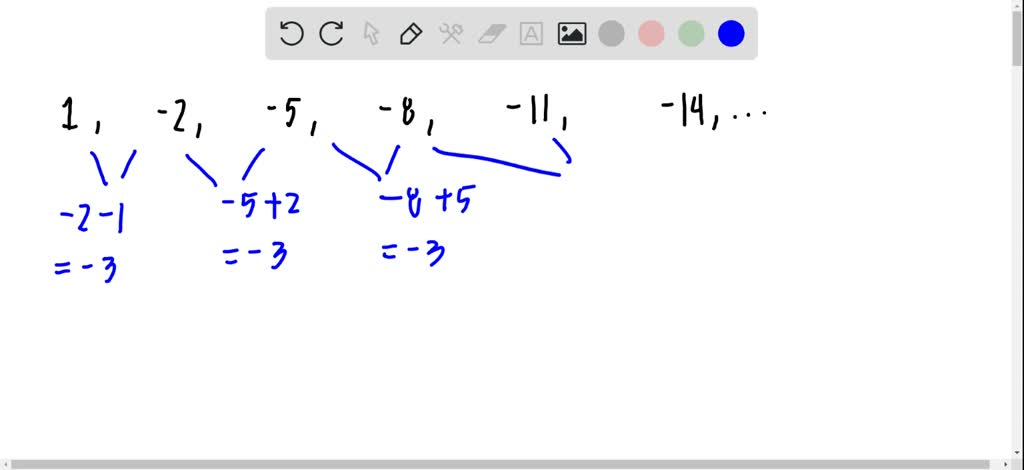 Determine If The Sequence Given Is Arithmetic If Yes Name The Common Difference If Not Try