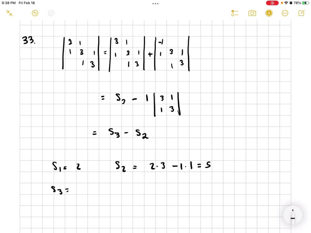 Change 3 to 2 in the upper left corner of the matrices in Problem 32 ...