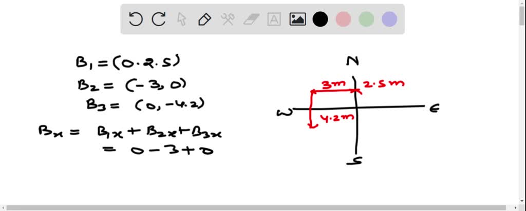 SOLVED: A brisk baby boy crawls 2.5 m north, then 3.0 m west, and ...