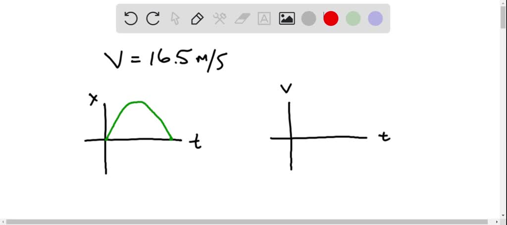 SOLVED:A rock is launched straight up from the ground at 16.5 m / s ...