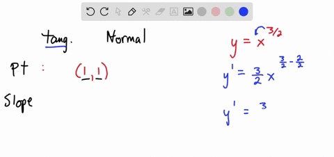 SOLVED:Find equations of the tangent line and normal line to the curve at the given point. y=x^3 ...