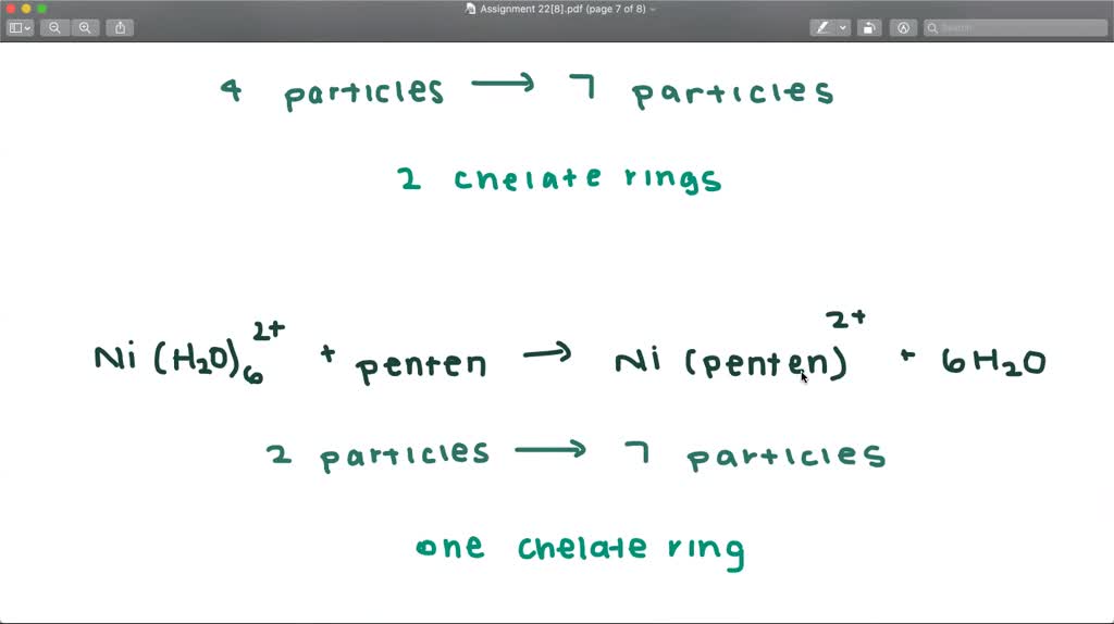 SOLVED:Chelating ligands often form more stable complex ions than the ...