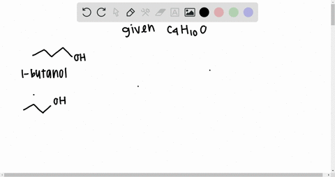 SOLVED:Draw structural formulas for the four aliphatic alcohols with ...