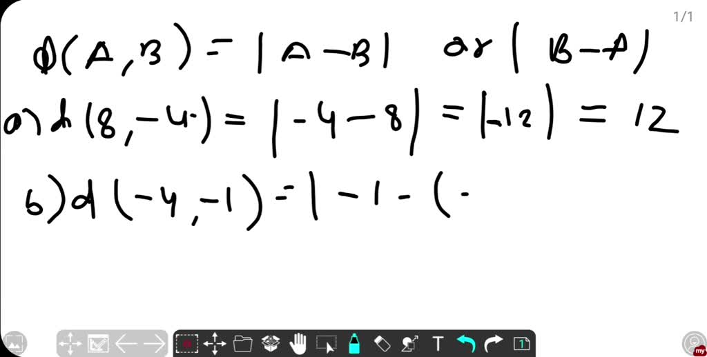 12 Use The Number Line Shown The Markings To The Le SolvedLib