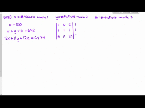 For the following exercises, create a system of linear equations to ...