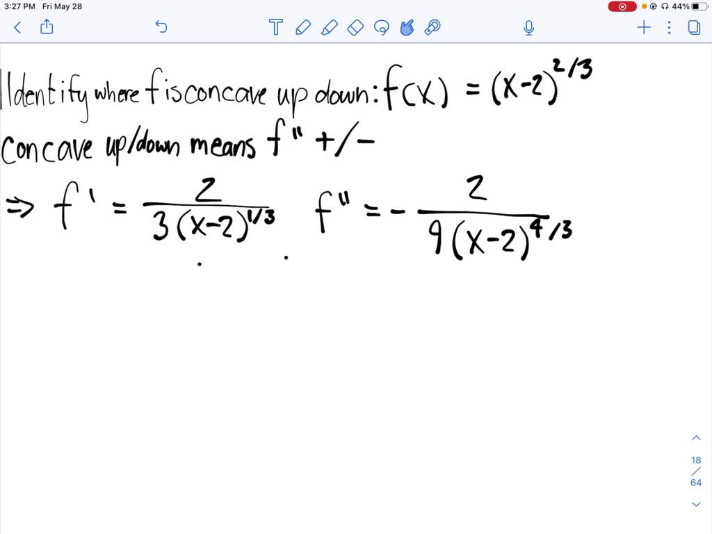 SOLVED:Determine where the graph of the function is concave upward and where it is concave ...