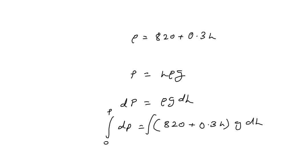 SOLVED:The density of a non-homogeneous liquid varies as a function of ...