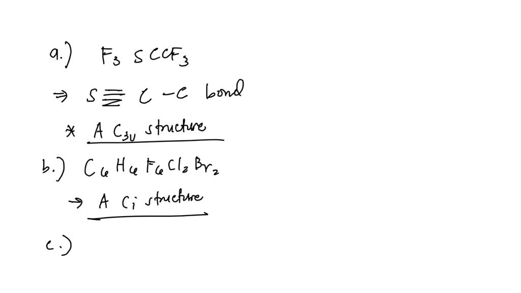 SOLVED:Determine the point groups for a. 1,1^'- Dichloroferrocene b ...