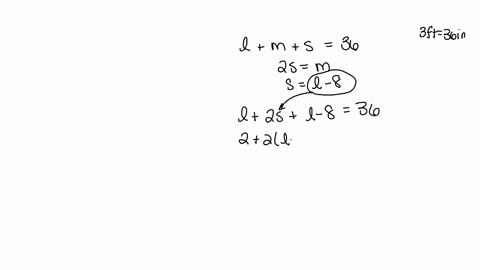 SOLVED:A three-foot-long deli sandwich must be split into three pieces ...