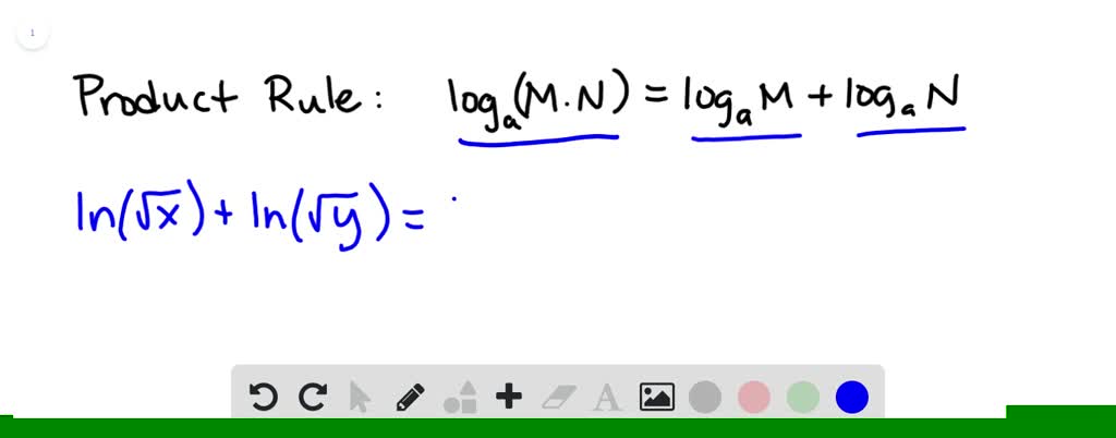 ⏩SOLVED:Assume all variables involved in logarithms represent… | Numerade