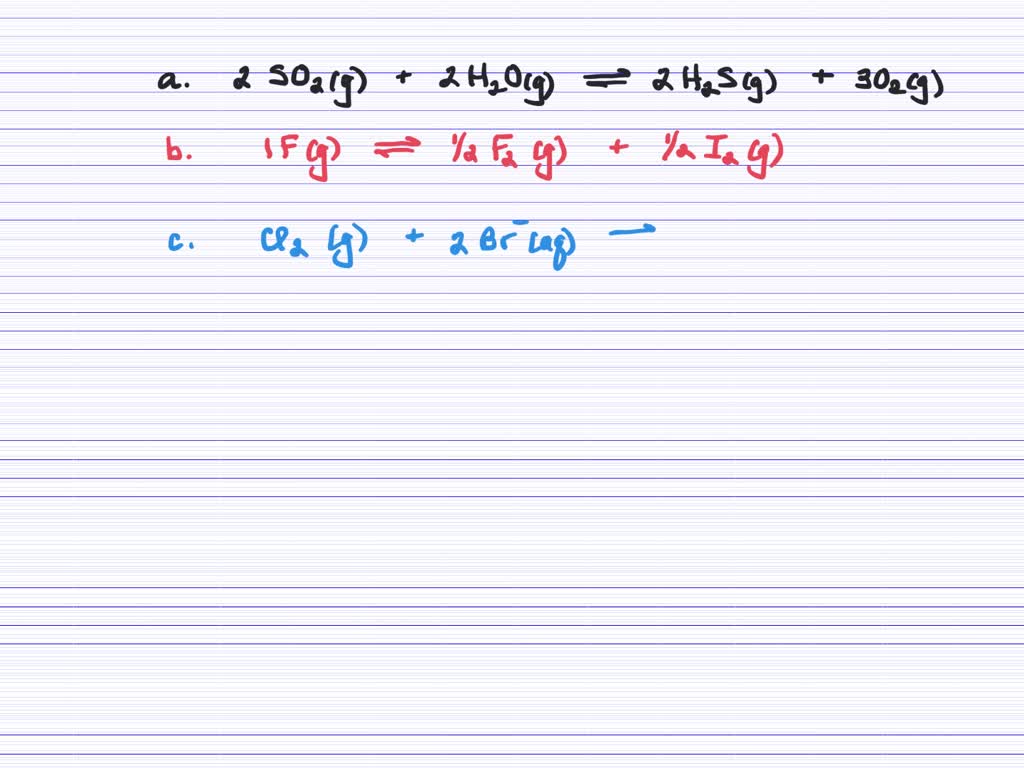 SOLVED:Determine the balanced chemical equation that corresponds to ... SOLVED:Determine the balanced chemical equation that corresponds to ...