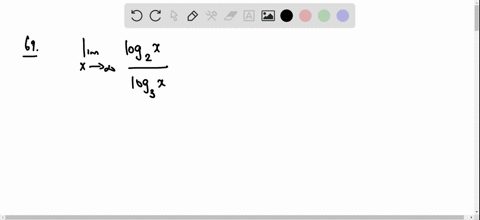 SOLVED:Limits Evaluate the following limits. Use l'Hópital's Rule when ...