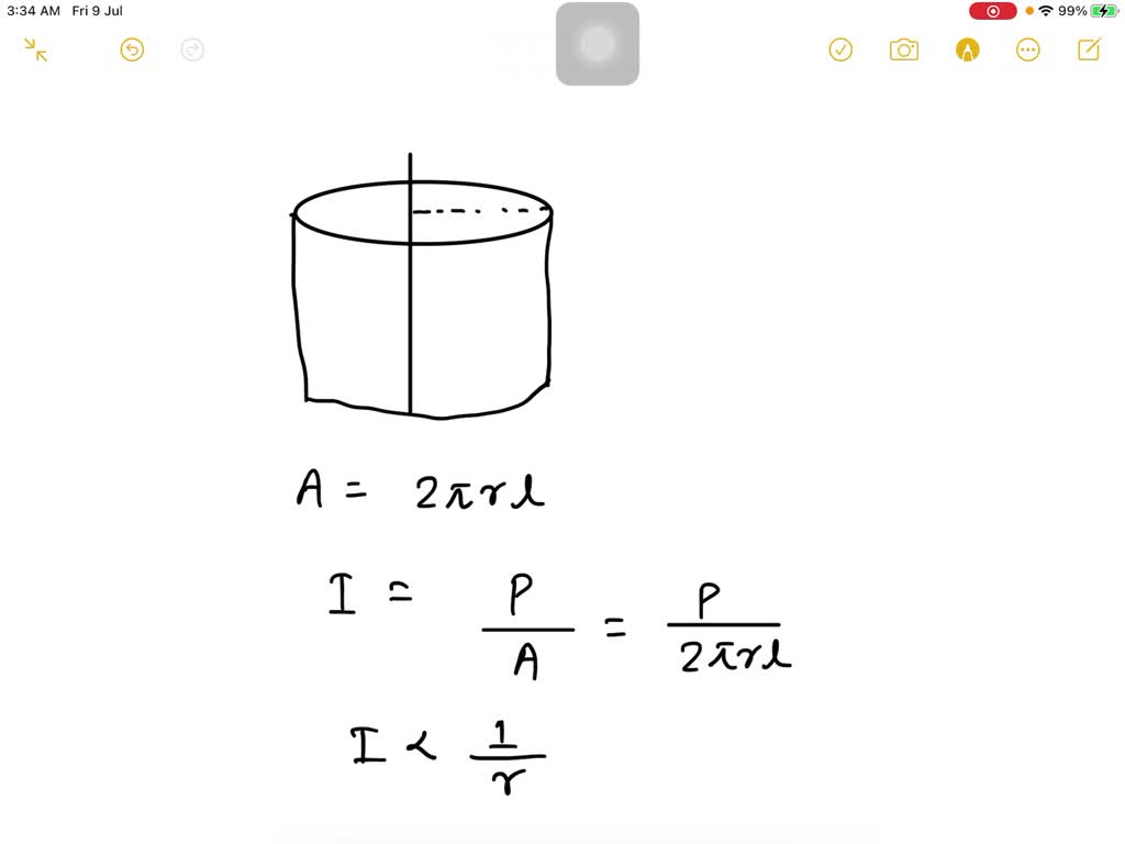 SOLVED:A line source emits a cylindrical expanding wave. Assuming the ...