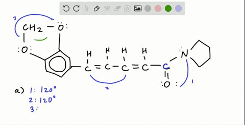 SOLVED:Piperine, the active ingredient in black pepper, has this Lewis ...