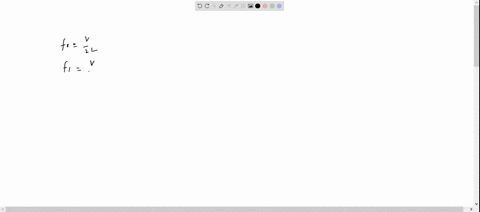 SOLVED:A string has both ends fixed. What is the ratio of the ...