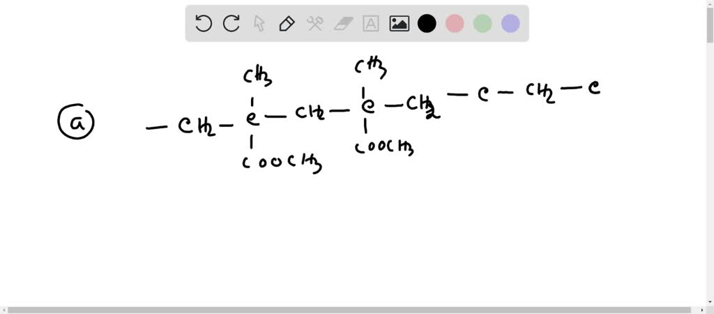 SOLVED:53. Methyl methacrylate has the structural formula shown in ...