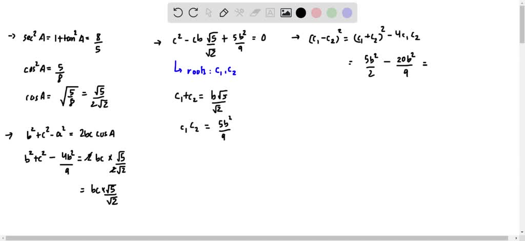 If in A B C, tan(A)/(2)=(5)/(6), tan(C)/(2)=(2)/(5), then prove that a, b, and c are in A.P ...
